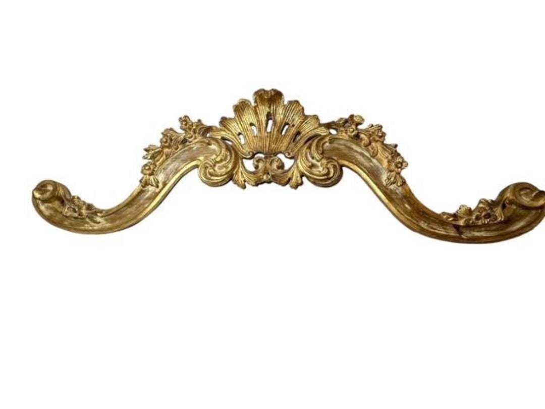 Gold Leaf Hand Carved Over the Door Decor Pediment Arch Accent - Etsy