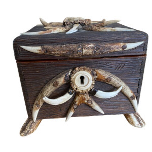 Deer Antler Box - Etsy