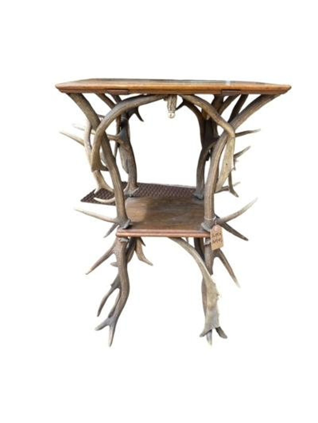 Antique Antler Side Table - Etsy