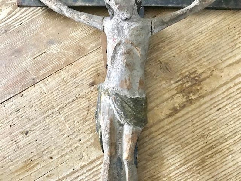 Crusty Bavarian Crucifix Jesus Christ Circa 1700's Wood Carved - Etsy