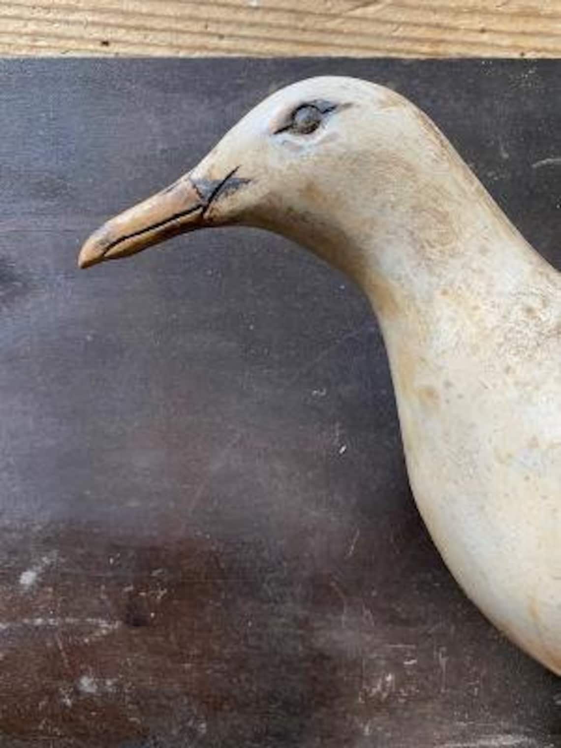 Wood Carved Sea Gull on Board Ca 1900 American - Etsy