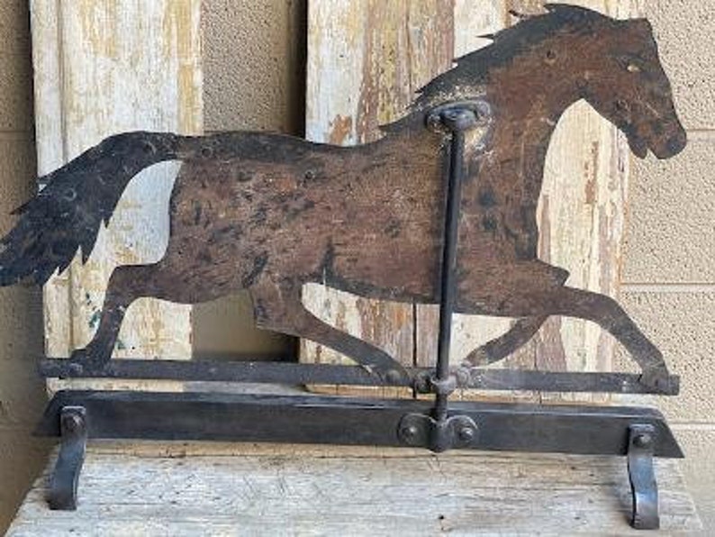 Running Horse Sheet Metal Weathervane 19th Century - Etsy