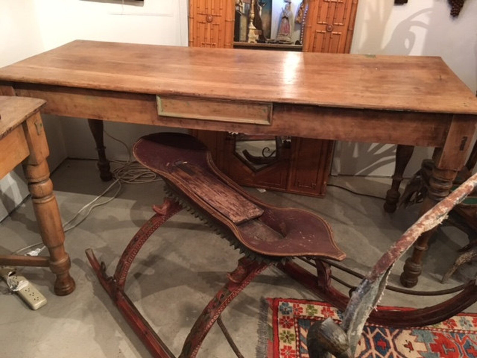Original Rustic Antique Mexican Farm Table Shipping is Additional and ...
