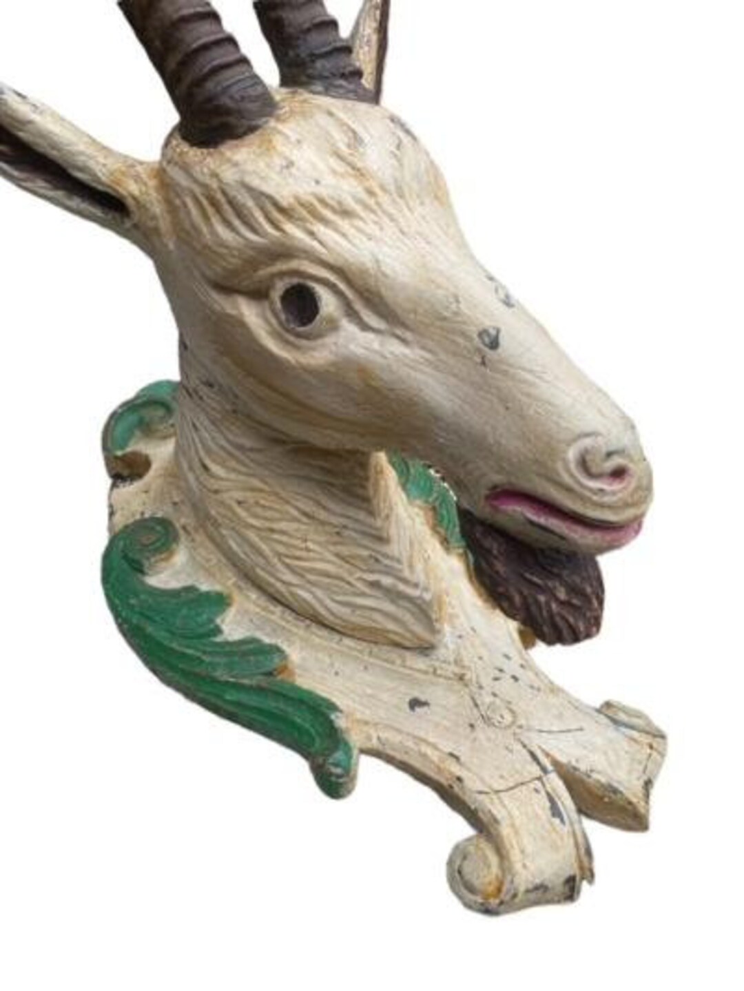 Wood Carved Mountain Goat Impala Wall Sculpture Black Forest Decor - Etsy