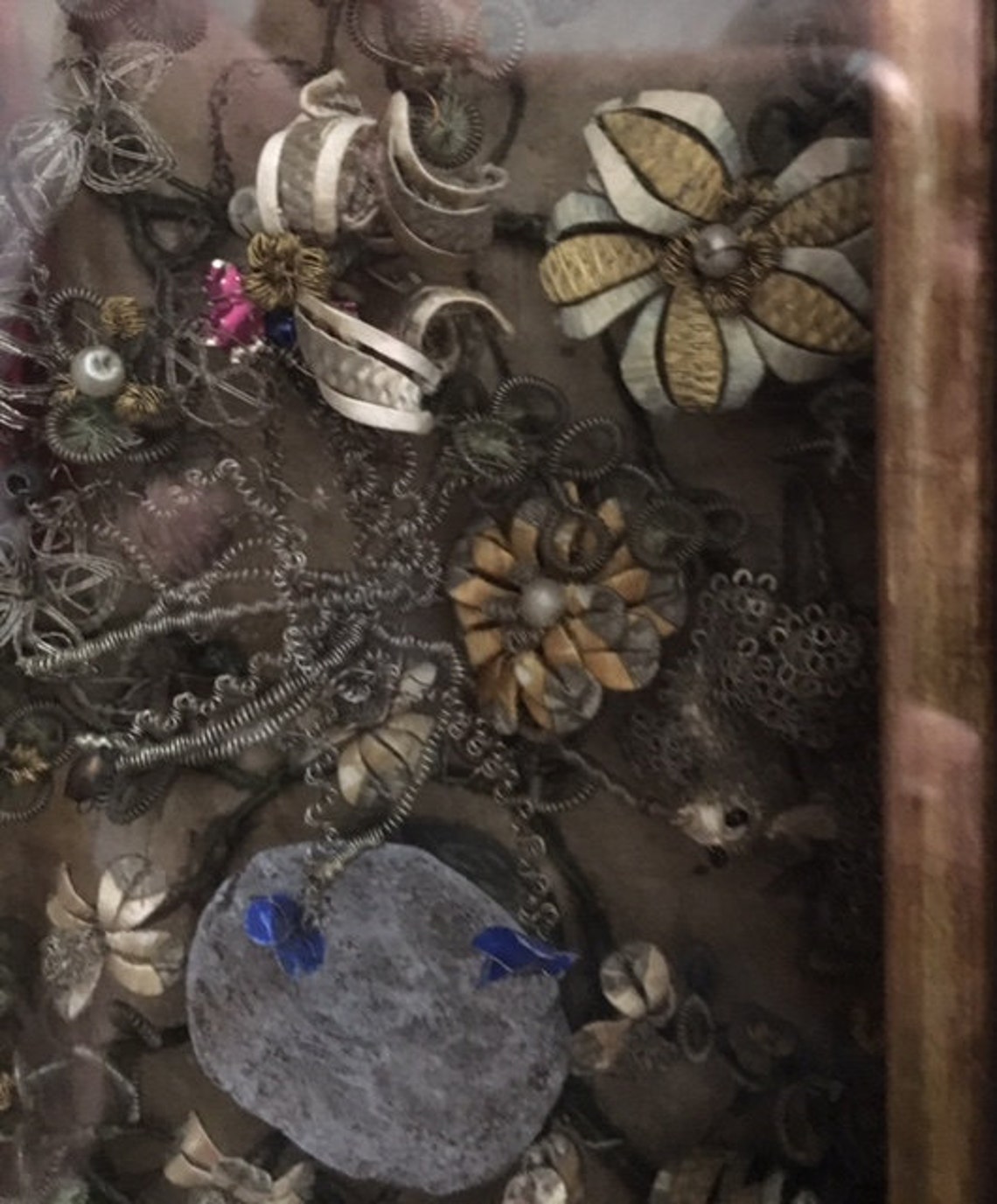 18th Century Reliquary With Wax Medallions Saints Personal - Etsy