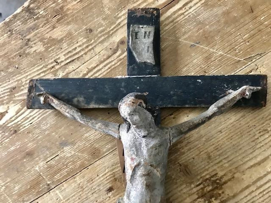 Crusty Bavarian Crucifix Jesus Christ Circa 1700's Wood Carved - Etsy