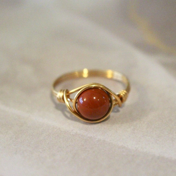 Jasper Ring - Etsy