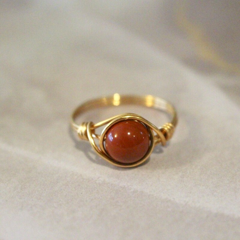 Jasper Ring - Etsy