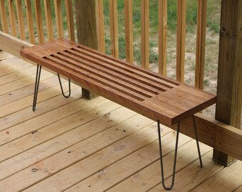 Slat Bench | Etsy