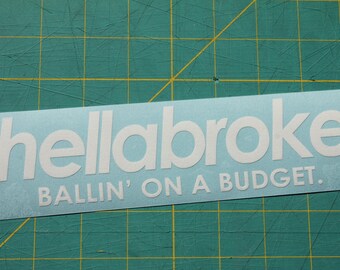 Hellabroke Gold Series Sticker Decal Vinyl JDM Euro Drift Lowered ...