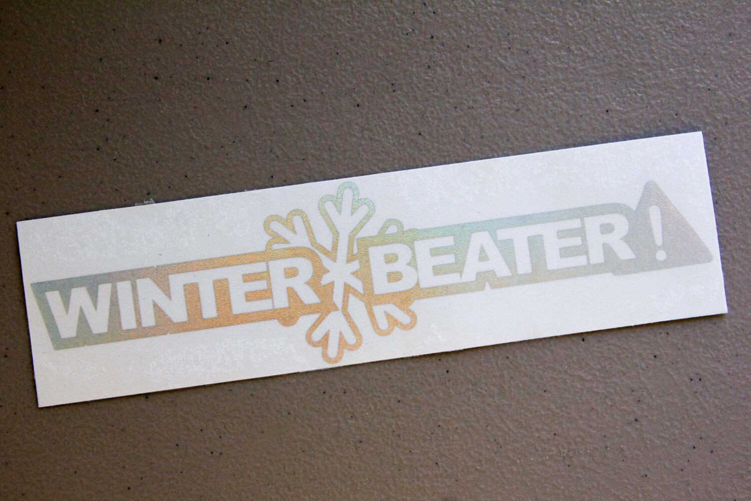 Winter Beater Sticker/decal 8 Wide X 2 High - Etsy