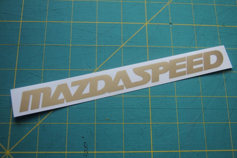 MAZDASPEED Sticker Decal 6 Wide X 0.75 High - Etsy
