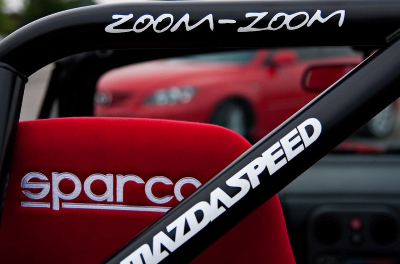 Zoom-zoom Sticker/decal 8 Wide X 0.75 High - Etsy