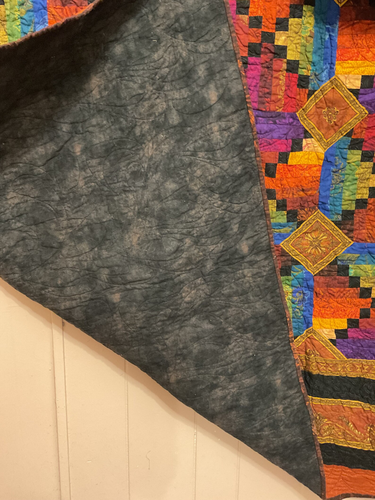 Bright Jewel Fantasy Quilt King Size - Etsy