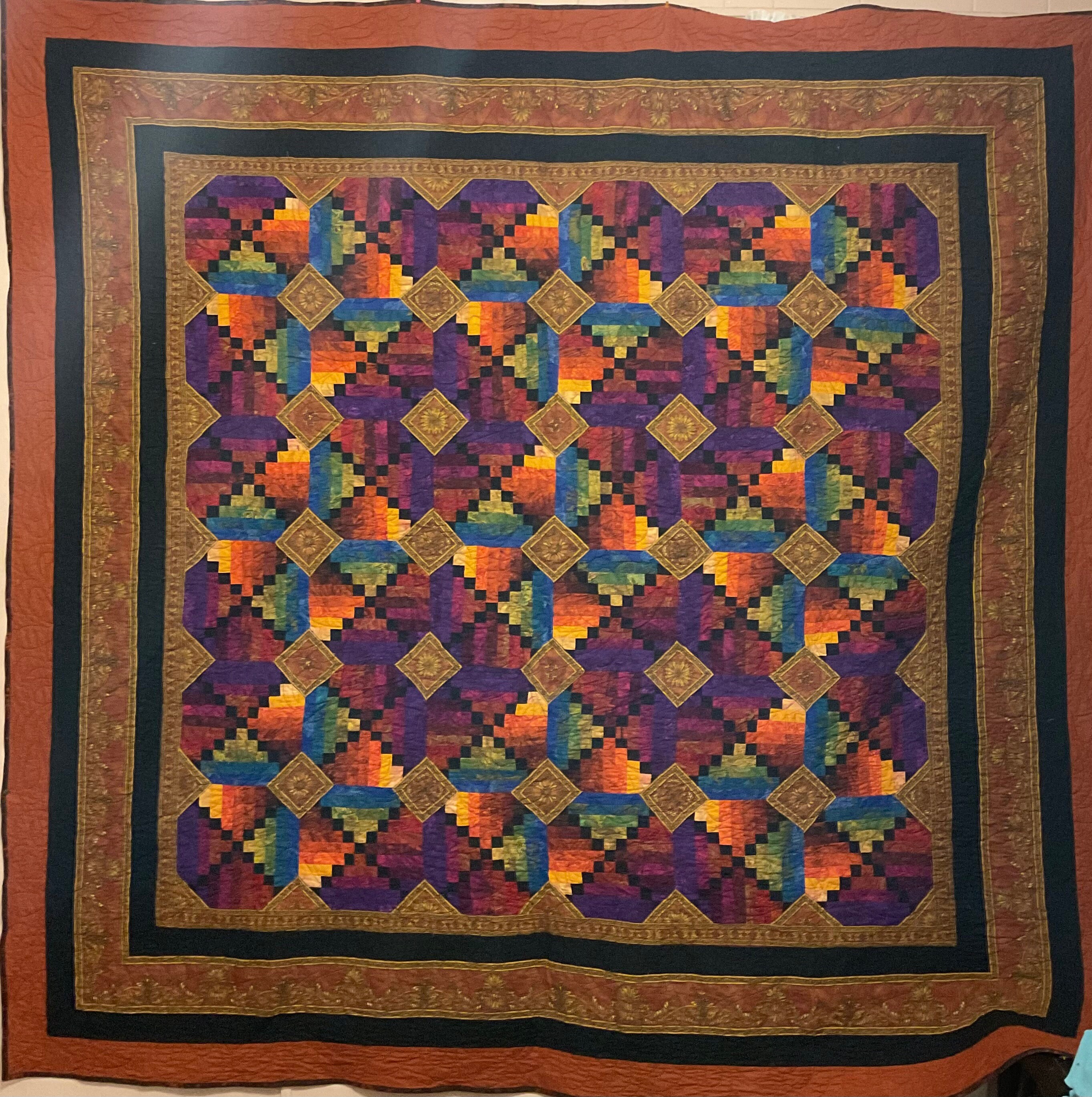 Bright Jewel Fantasy Quilt King Size - Etsy