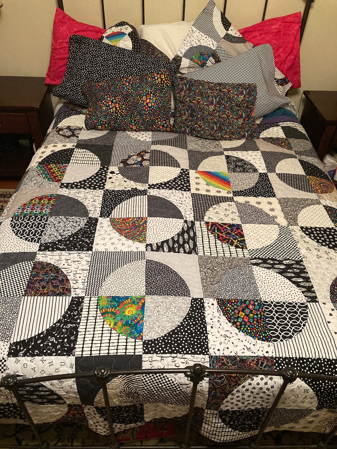 Drunkards Path Quilt - Etsy