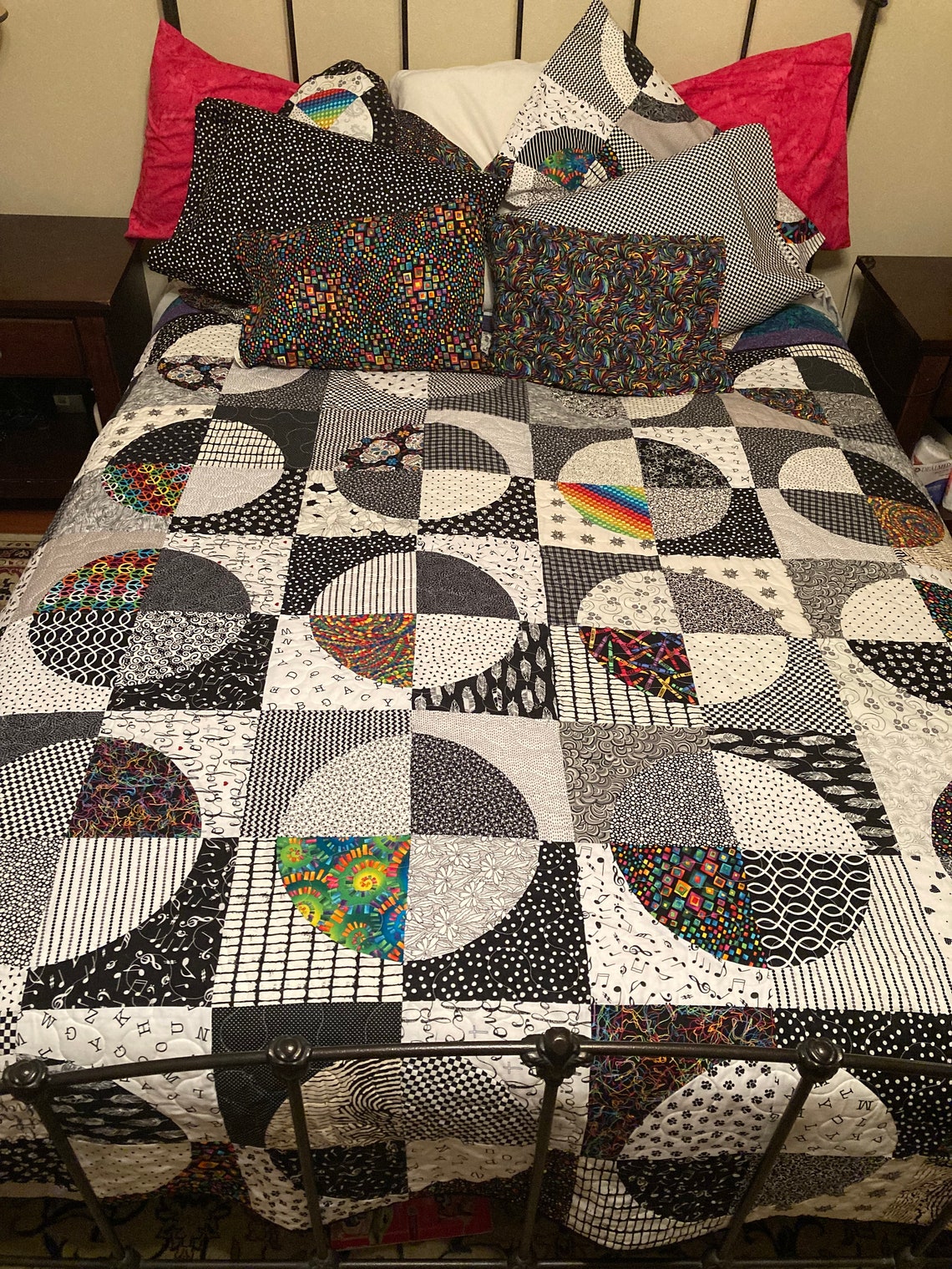 Drunkards Path Quilt - Etsy