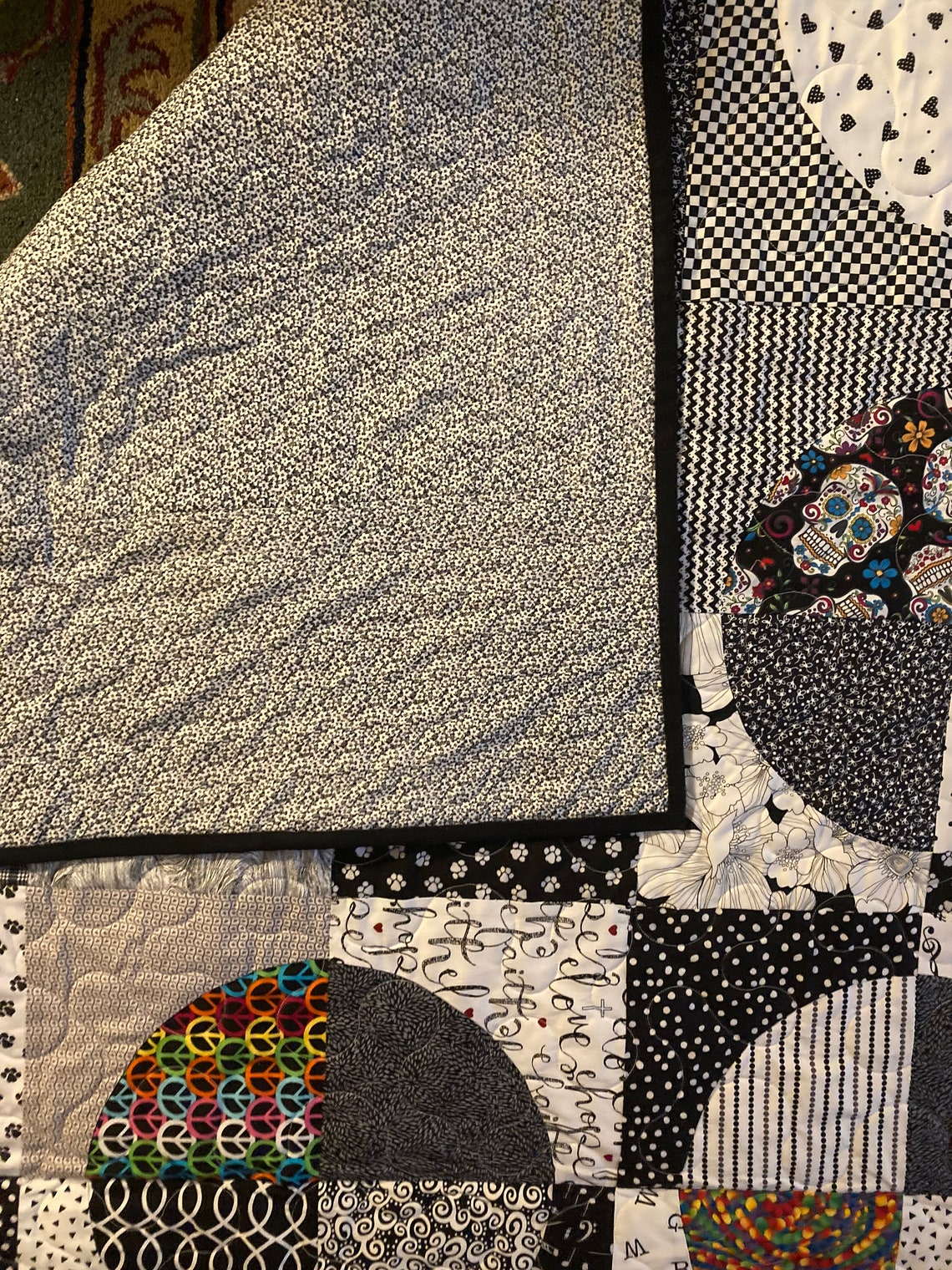 Drunkards Path Quilt - Etsy