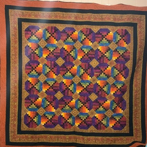 Bright Jewel Fantasy Quilt King Size - Etsy