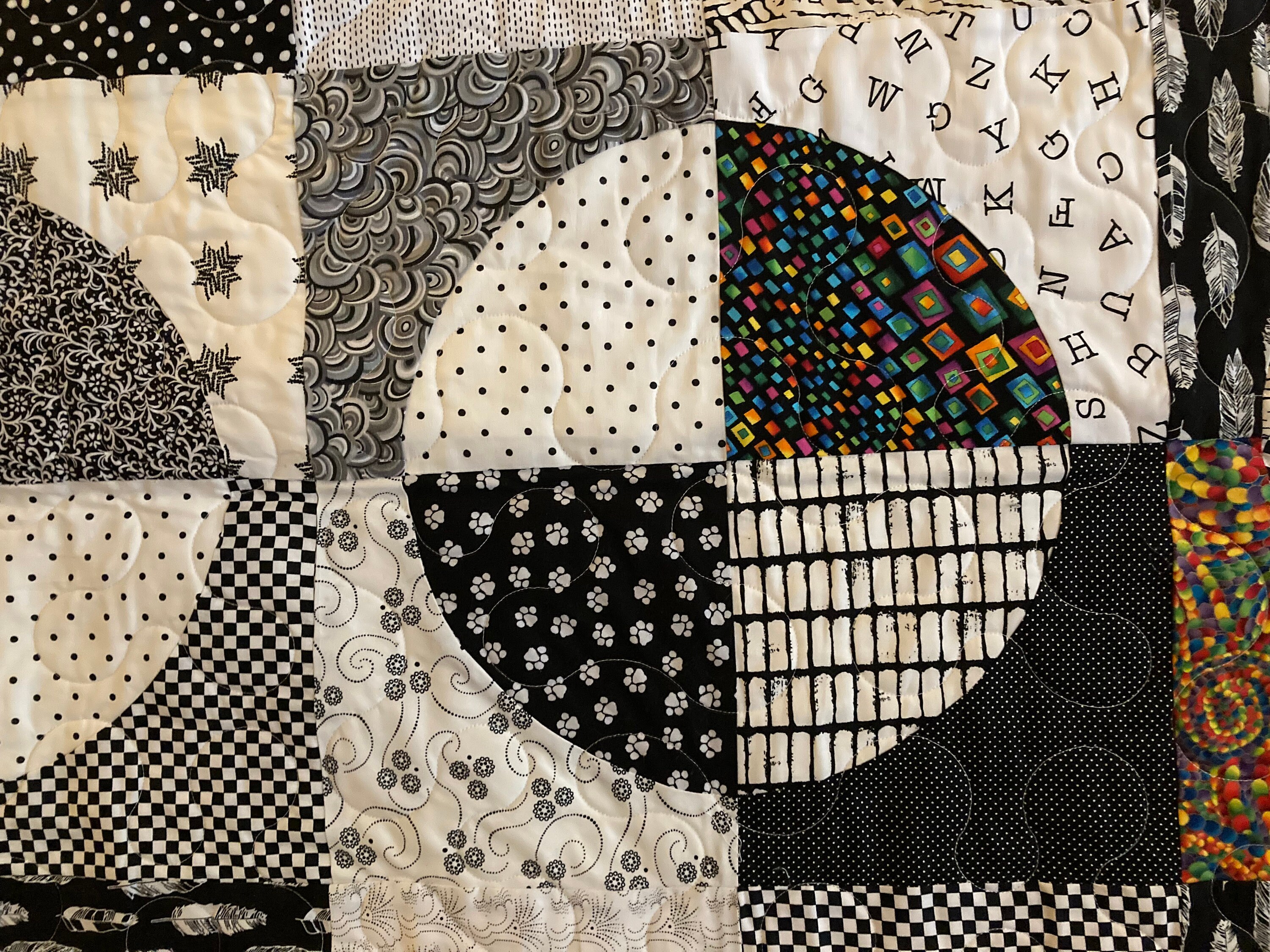 Drunkards Path Quilt - Etsy