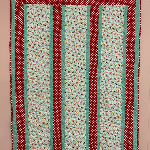 Ladybug Baby Quilt - Etsy