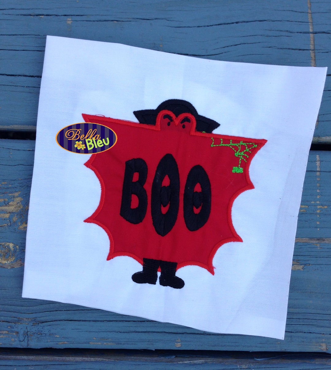 Halloween Dracula Vampire Monogram Machine Applique Embroidery Design 4 ...