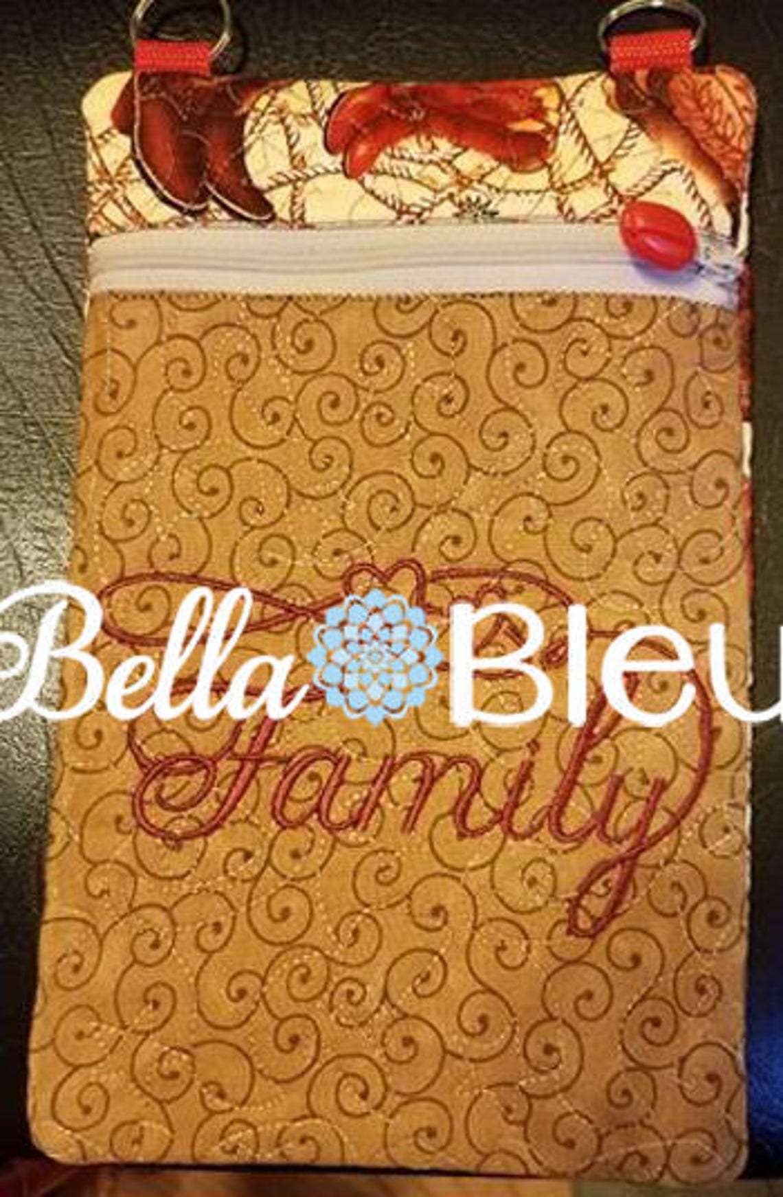 ITH in the Hoop Cowboy Purse ITH Machine Embroidery Design | Etsy