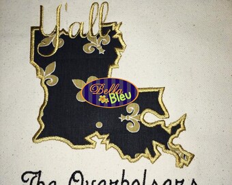 Tennessee State Applique With Y'all Signature Embroidery | Etsy