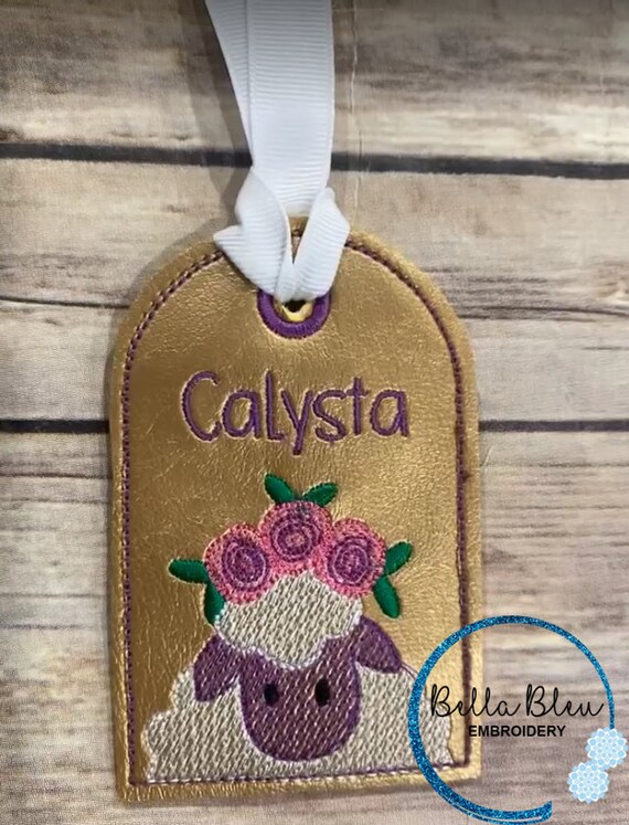 ITH Easter Ornament in the Hoop Ornament Easter Lamb | Etsy