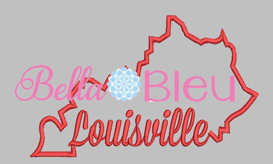 Embroidery Design, Embroidery Applique, Kentucky State Applique With ...