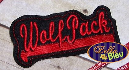 ITH in the Hoop Wolf Pack Wolfpack Sports Headband Topper Machine ...