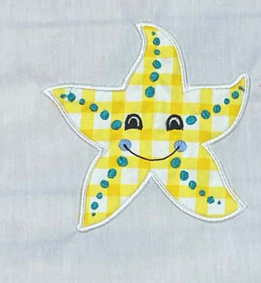 Starfish Applqiue Embroidery Design - Sea Starfish Embroidery - Instant ...