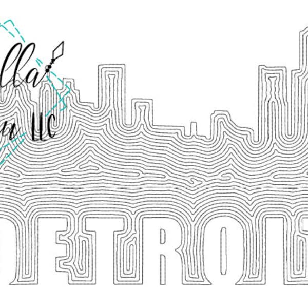 Detroit Embroidery - Etsy