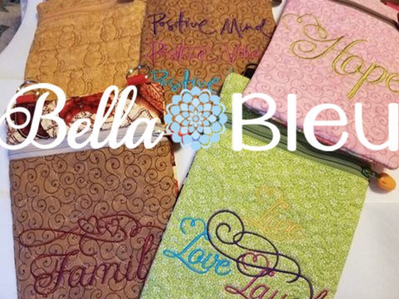 ITH, in the Hoop Swirly Paisley Purse, ITH Machine Embroidery Design ...