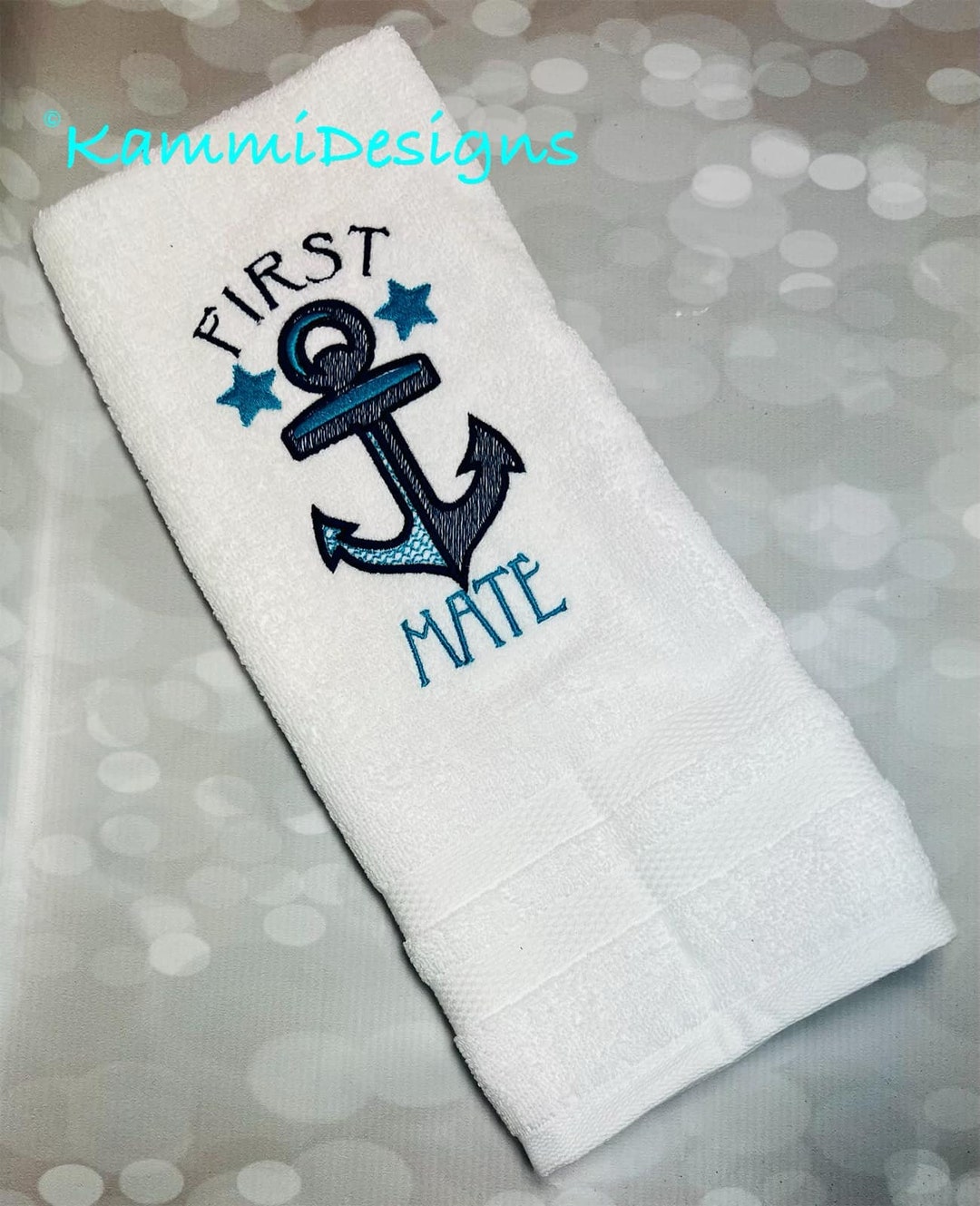 First Mate Nautical Anchor Embroidery Design, Sketchy Sayings ...