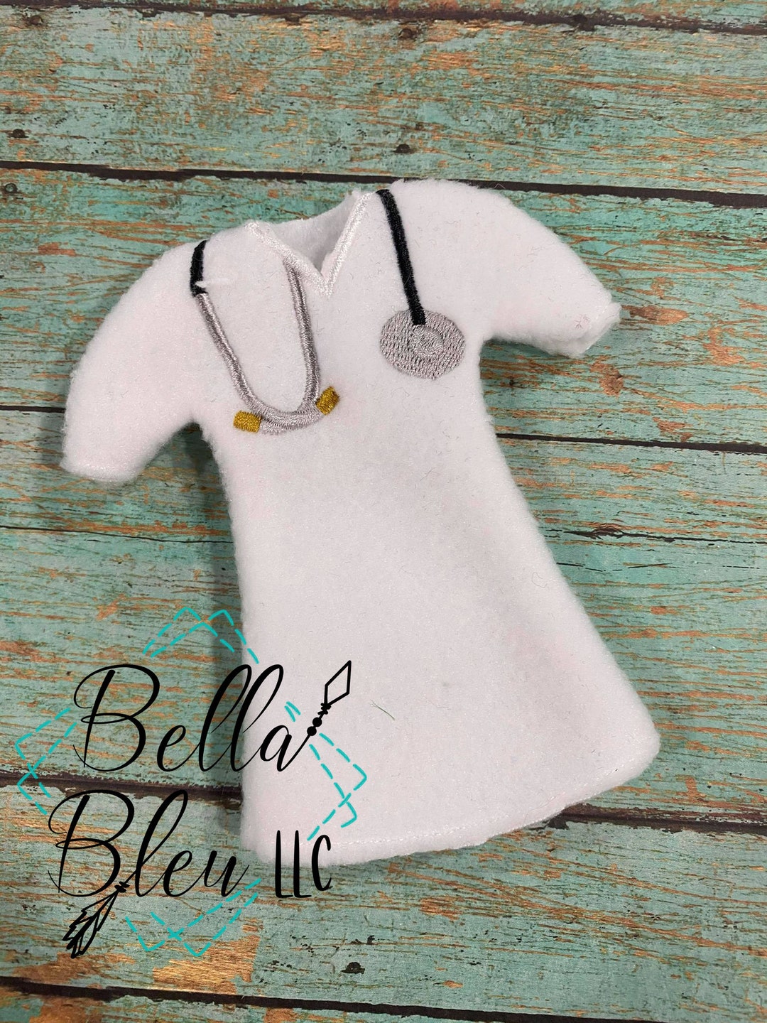 Elf Nurse Costume - ITH Elf Dress - Nurse Costume - in the Hoop Machine ...