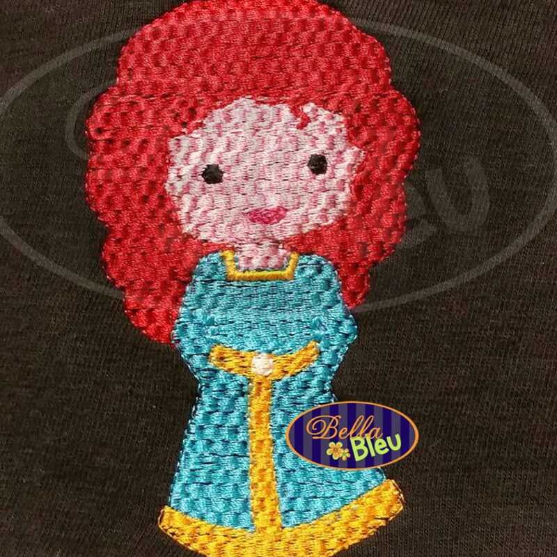 Merida Applique - Etsy