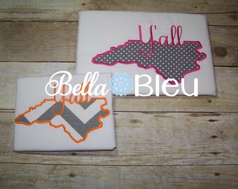 Tennessee State Applique With Y'all Signature Embroidery | Etsy