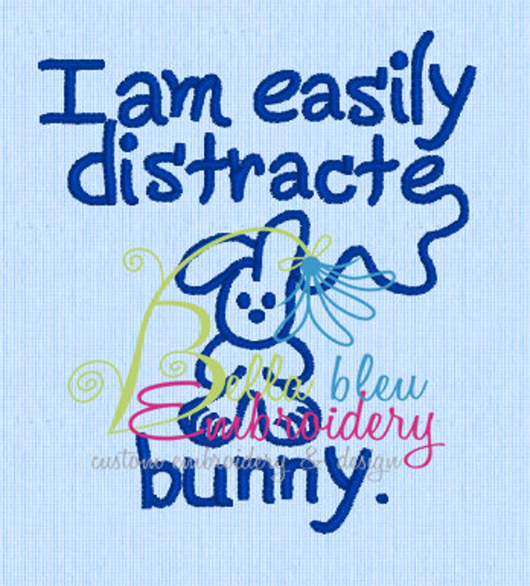 I Am Easily Distracted Satin Stitch Machine Embroidery Designs Design ...