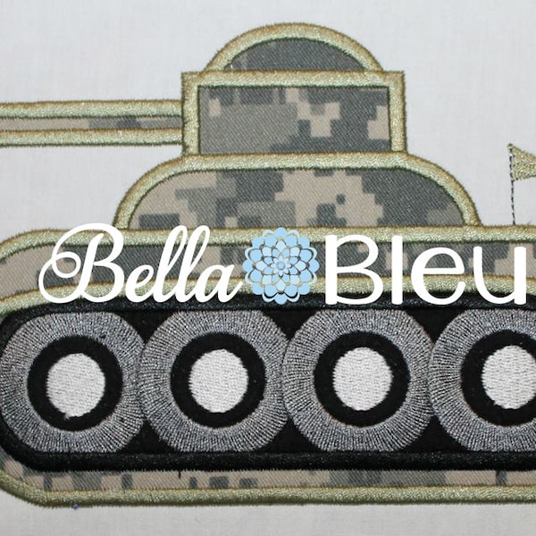 Army Tank Embroidery Applique - Etsy