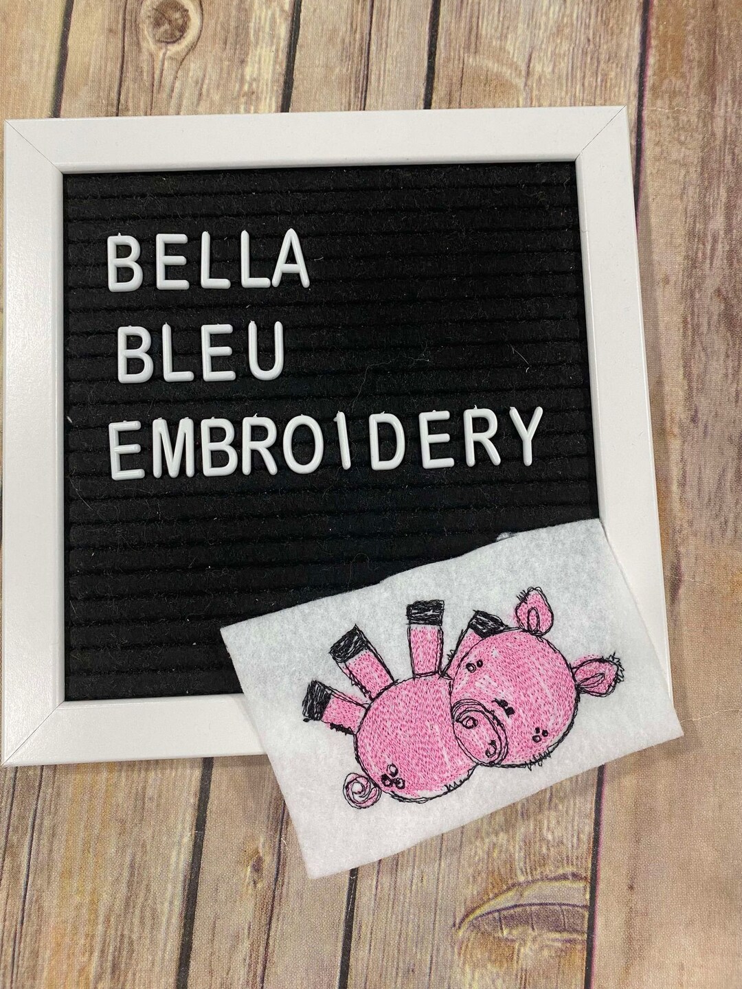 Pig Scribble 4 Embroidery Design, Scribble Embroidery Design, Pig ...