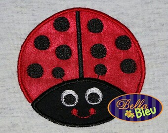 Love Bug Applique Design 2 6 Sizes 10 Formats Machine Embroidery ...