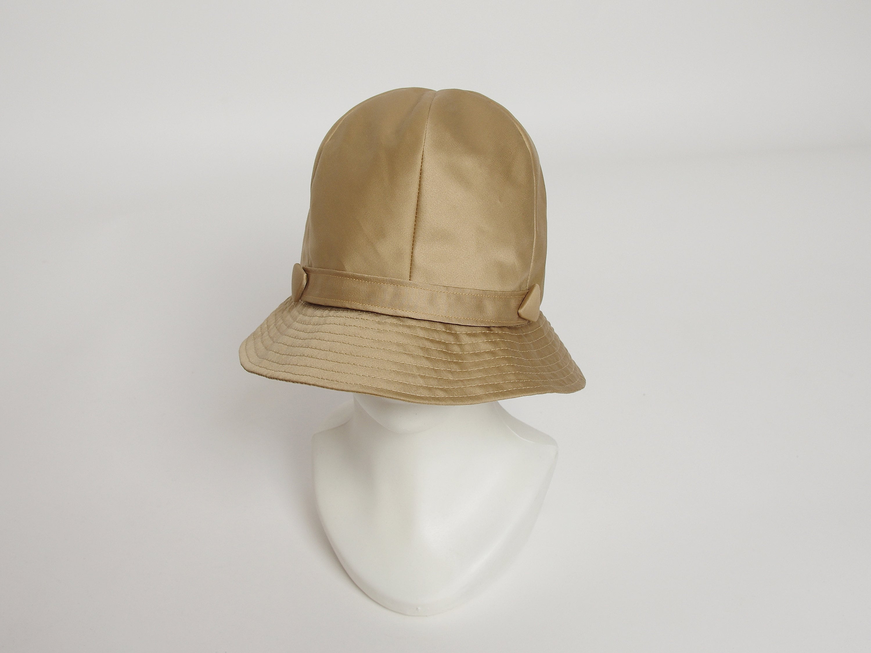 1960s Poplin Mod Bucket Hat Gogo Six Panel Bucket Hat by Hut - Etsy