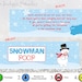 Snowman Poop Bag Topper 2 Different Sizes Included Treat Bag Topper ...