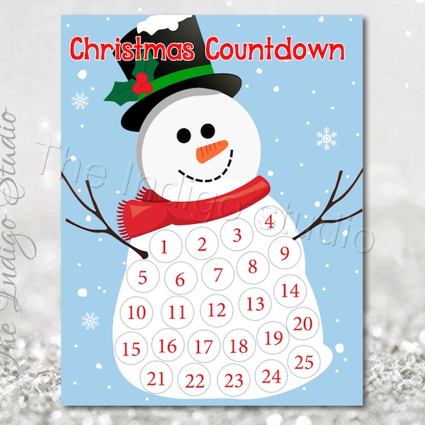 Days Till Christmas - Etsy