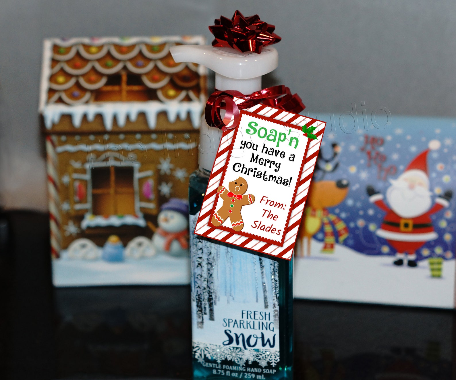 Hand Soap Gift Tag Digital Printable 4 Different Designs - Etsy