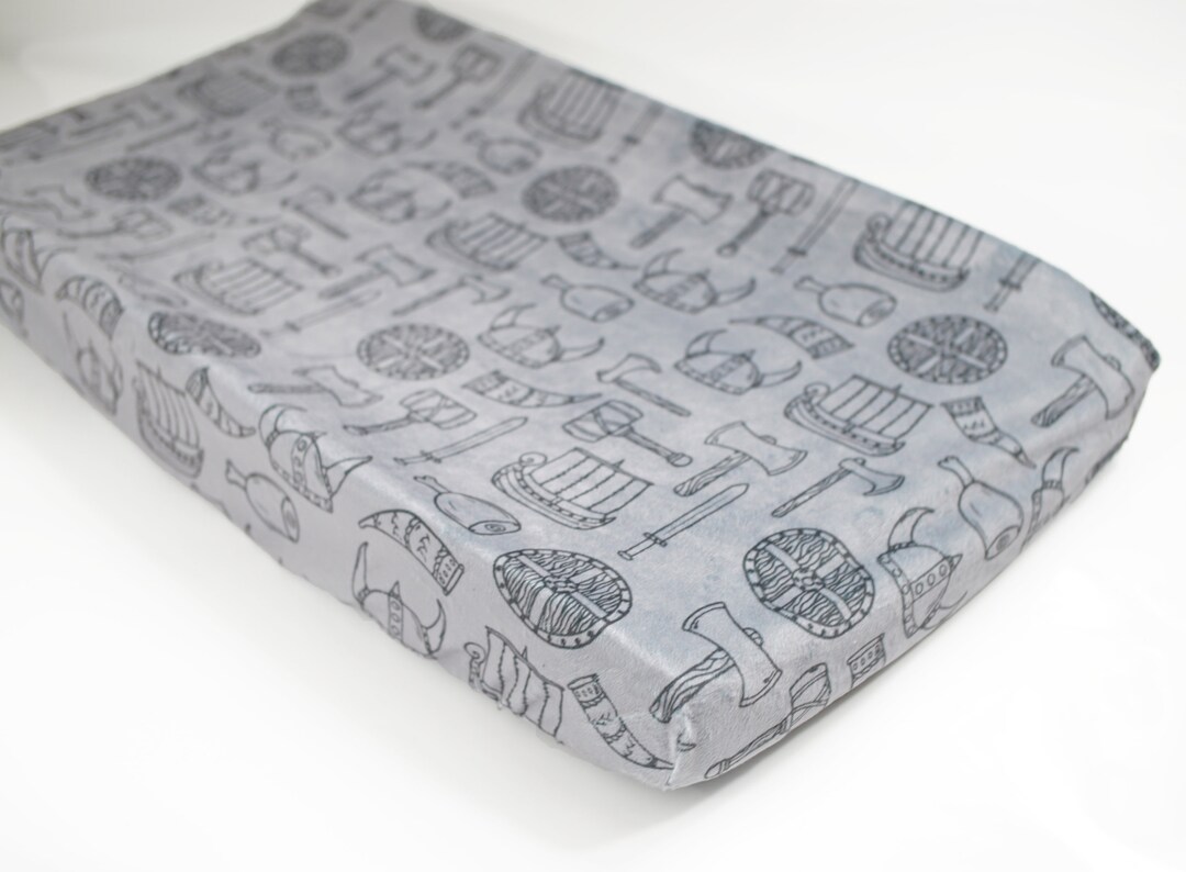 Viking Fitted Crib Sheet & Changing Pad Covers: Norse Nursery Decor - Etsy