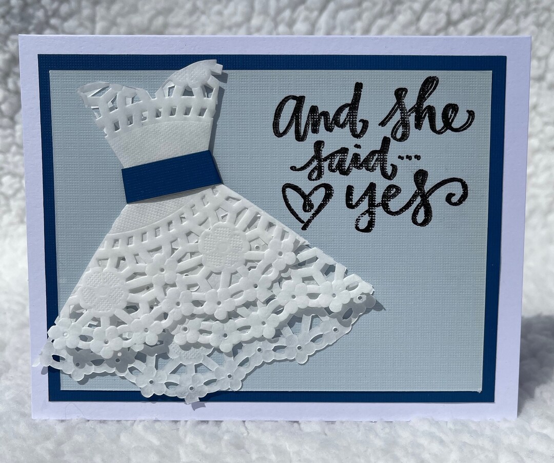 Handmade Bridal Shower Card - Etsy