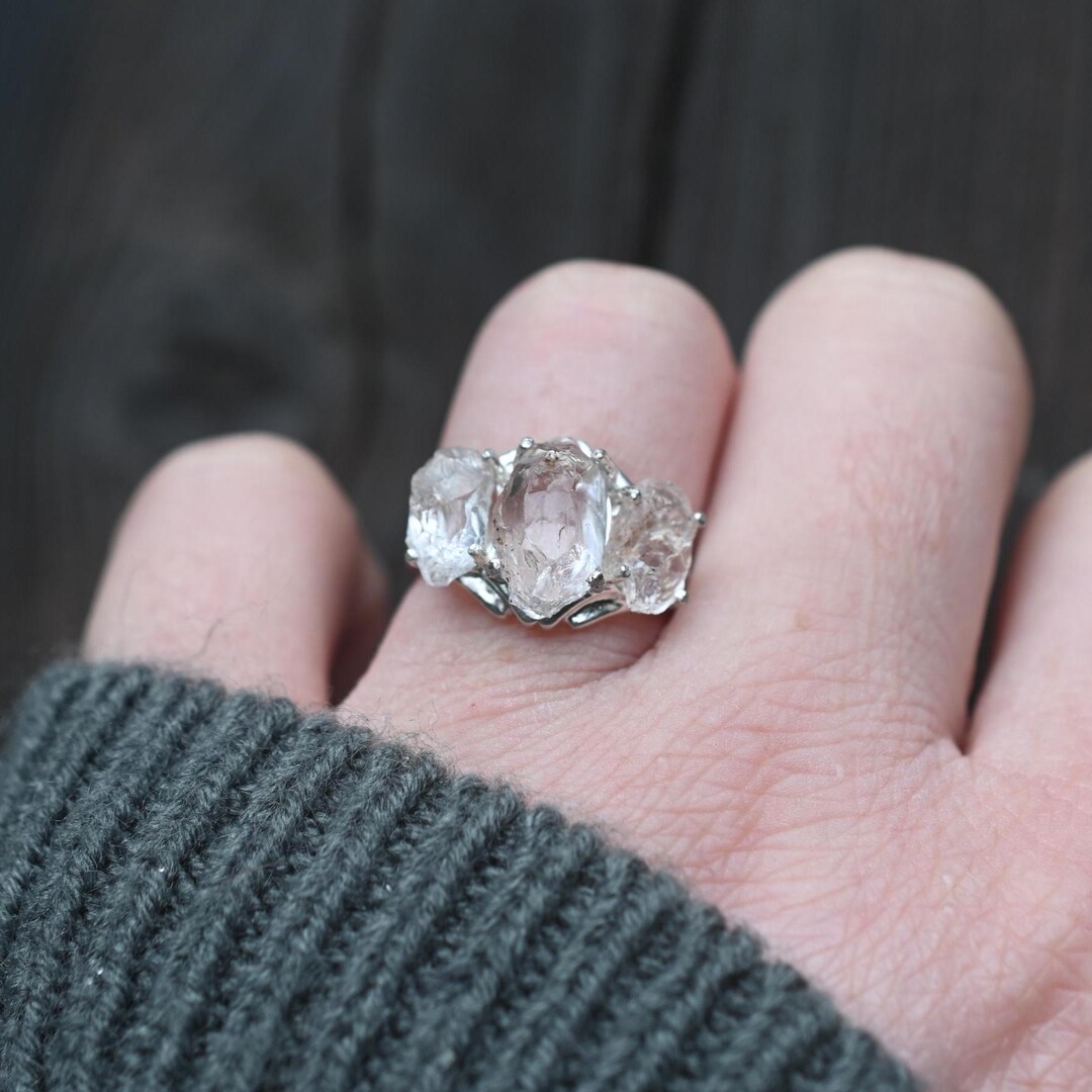 Engagement Ring Lake County Diamond Sterling Silver Size 3 4 5 6 7 8 9 ...