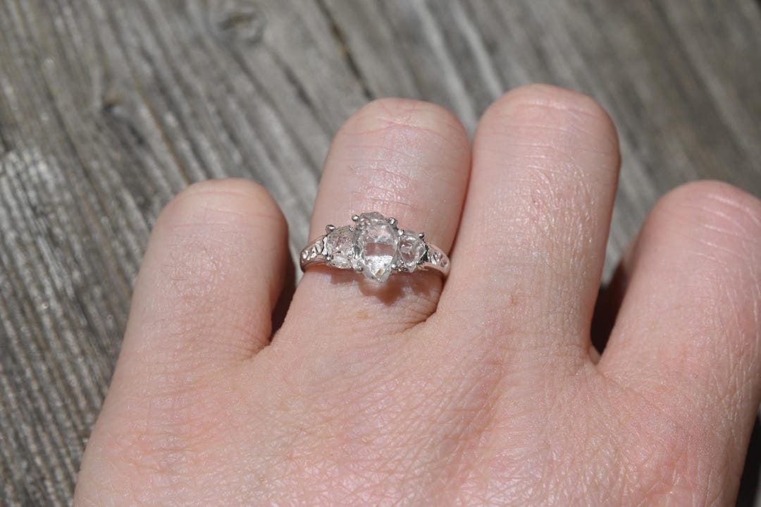 Engagement Ring Lake County Diamond Sterling Silver Size 3 4 5 6 7 8 9 ...